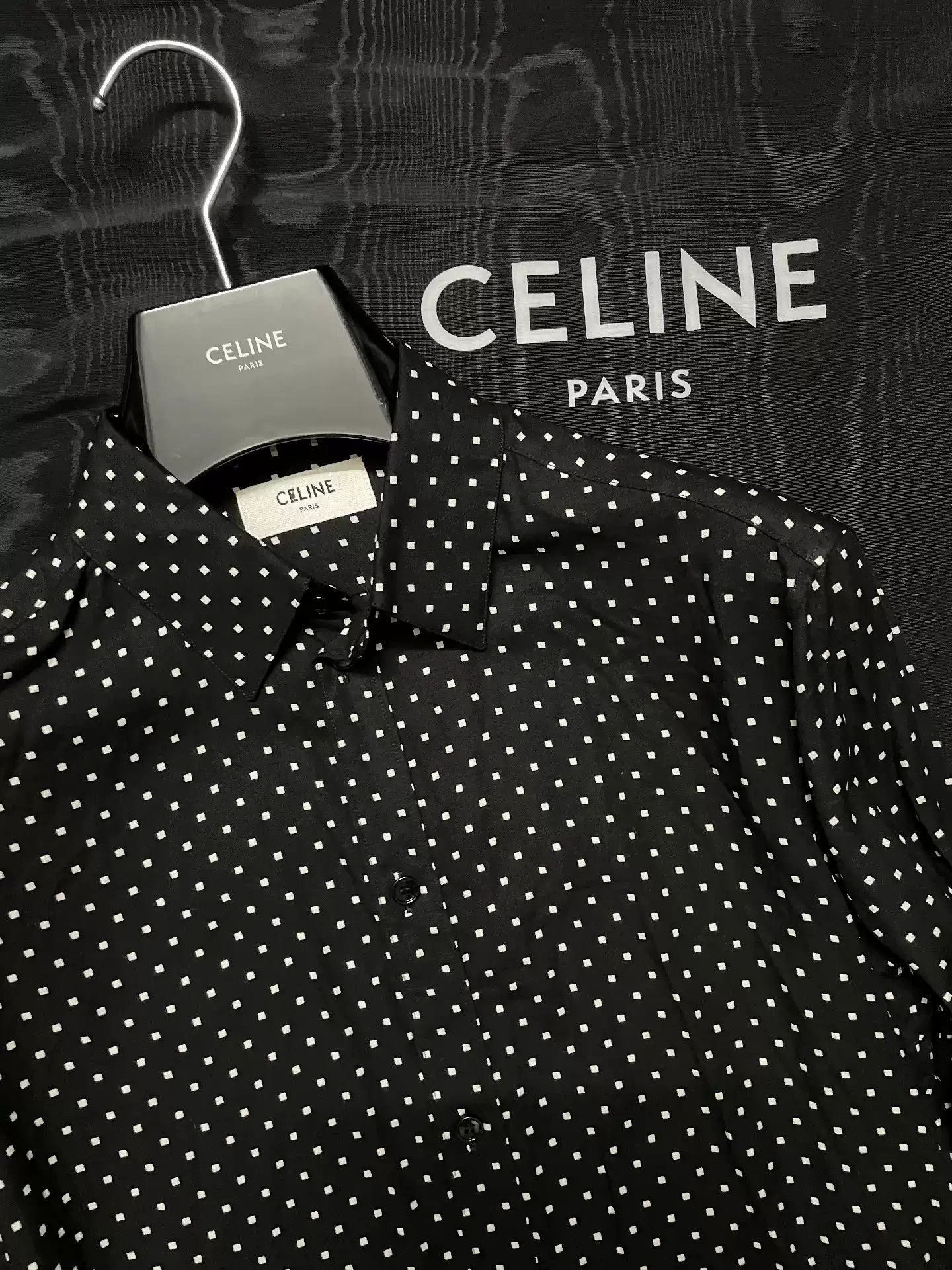 Celine Celine 20SS white square t-shirt | Grailed