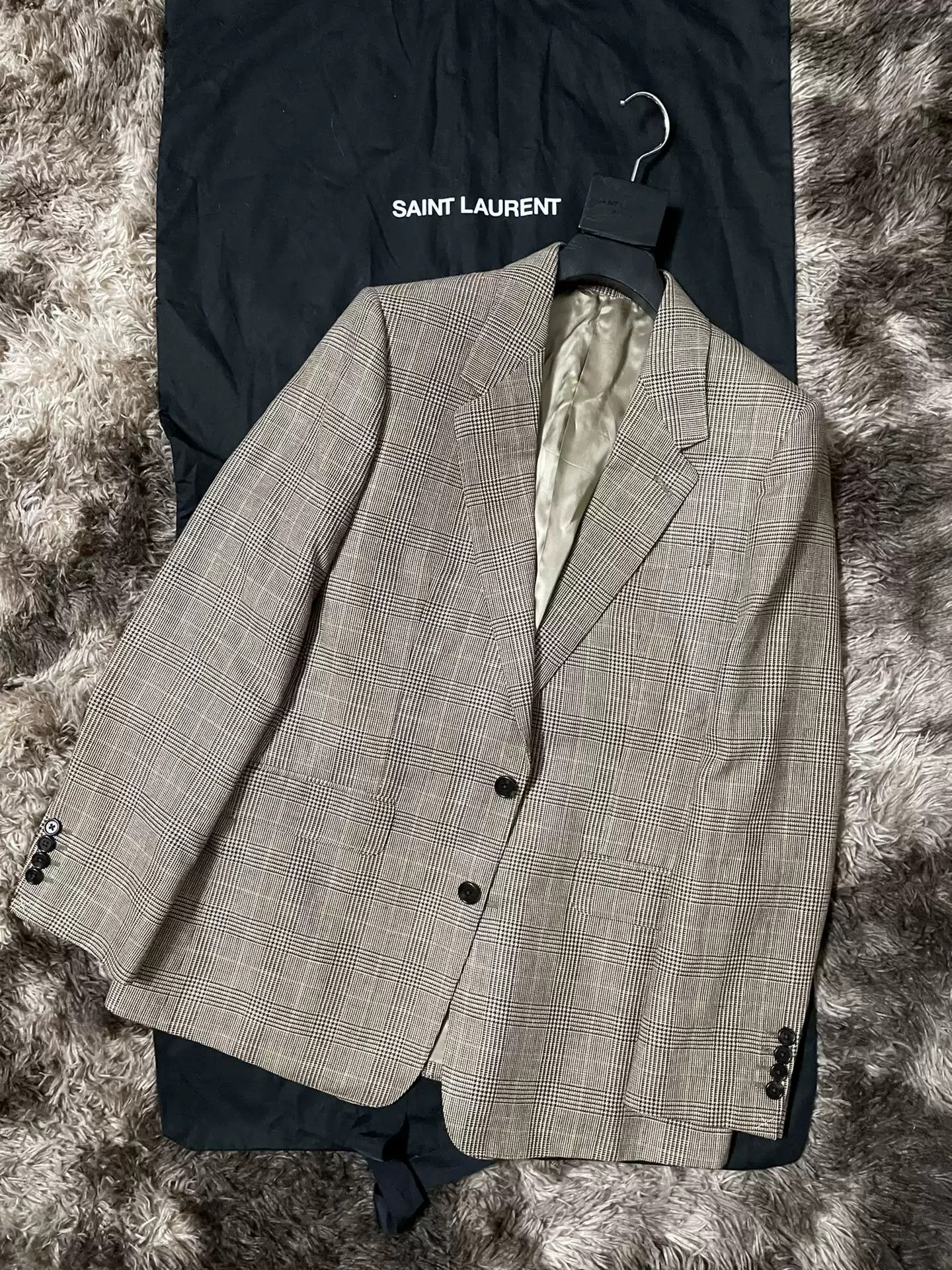 Celine Celine Prince of Wales Checked Suit | Grailed