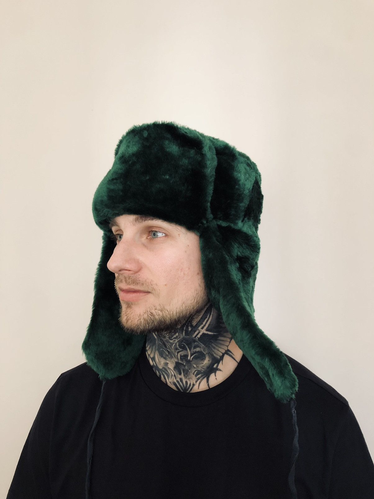Avant Garde × Streetwear × Vintage Vintage 90s Ushanka Beanie Mohair ...