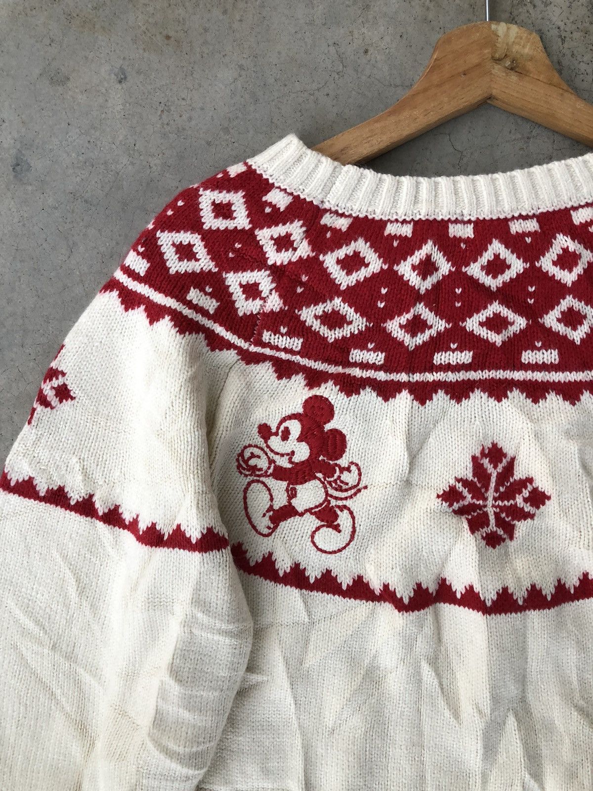 Coloured Cable Knit Sweater × Mickey Mouse × Voodoo Tactical 🔴Tokyo ...