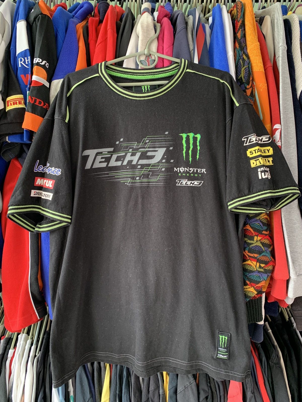 Vintage VINTAGE MONSTER ENERGY TECH 3 RACING TEE SHIRT | Grailed