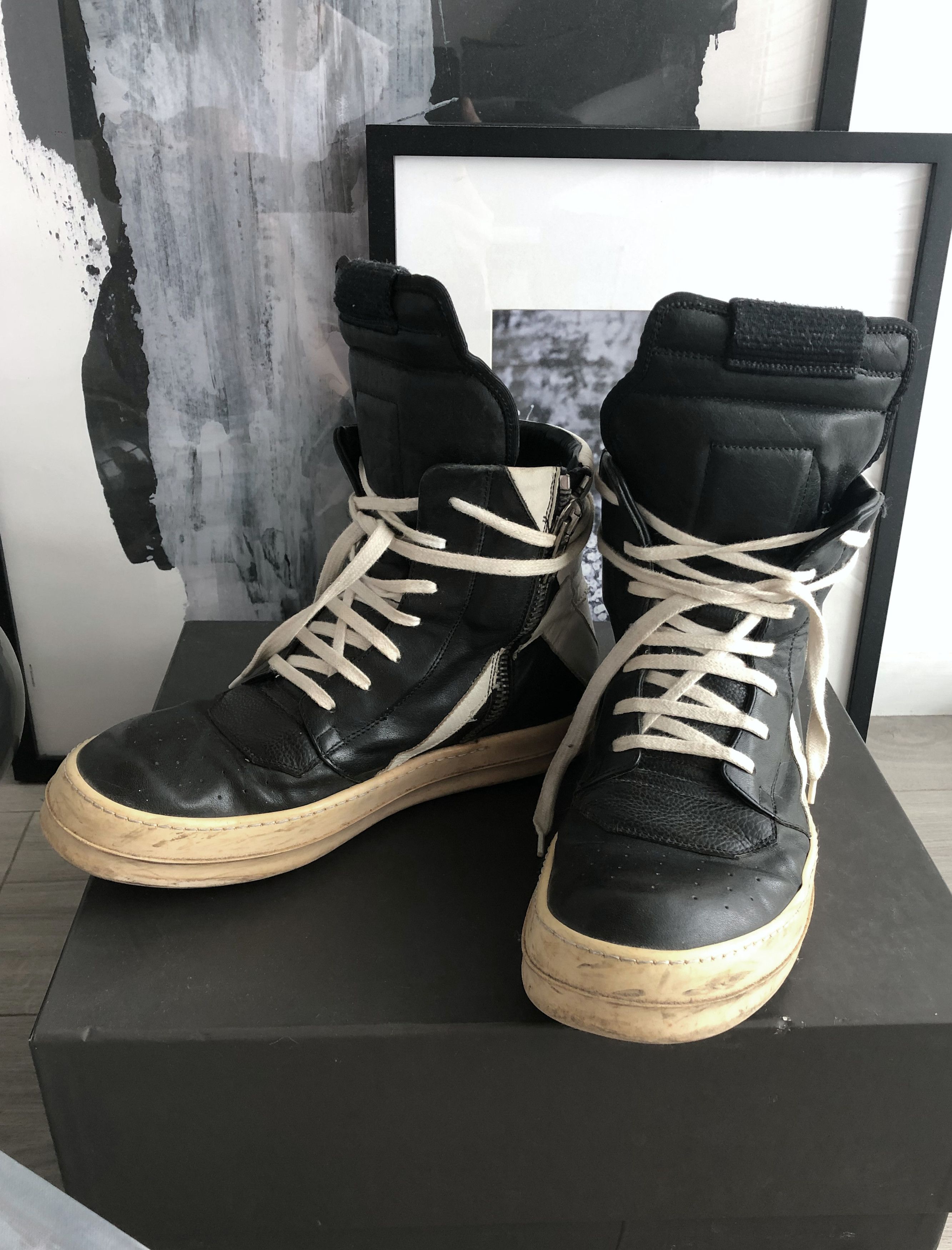 Rick Owens Geobasket | Grailed