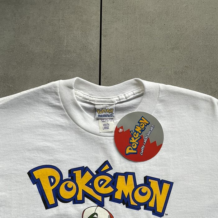 Vintage DEADSTOCK 90s Vintage Starter Pokemon Ash Ketchum T-Shirt | Grailed