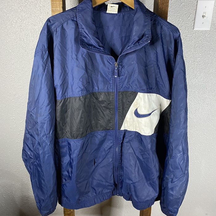 Nike 1990s Nike windbreaker track jacket | Grailed