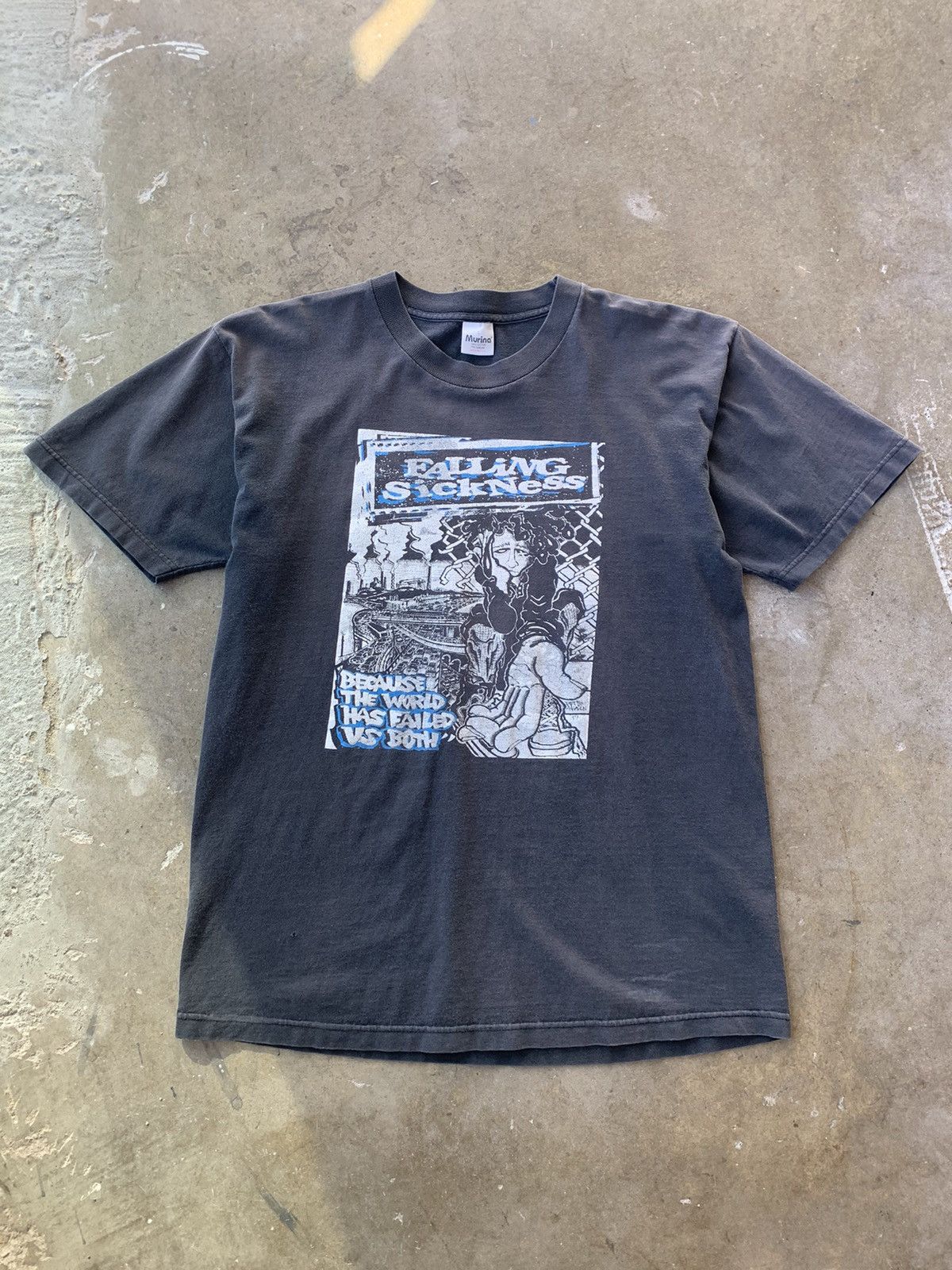 Art × Band Tees × Vintage Vintage 90s Falling Sickness Band T-Shirt ...