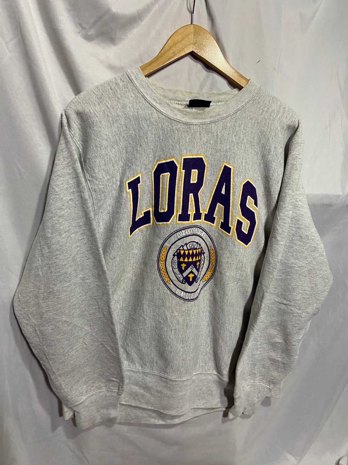 Vintage Vintage Loras College Sweatshirt 90s | Grailed