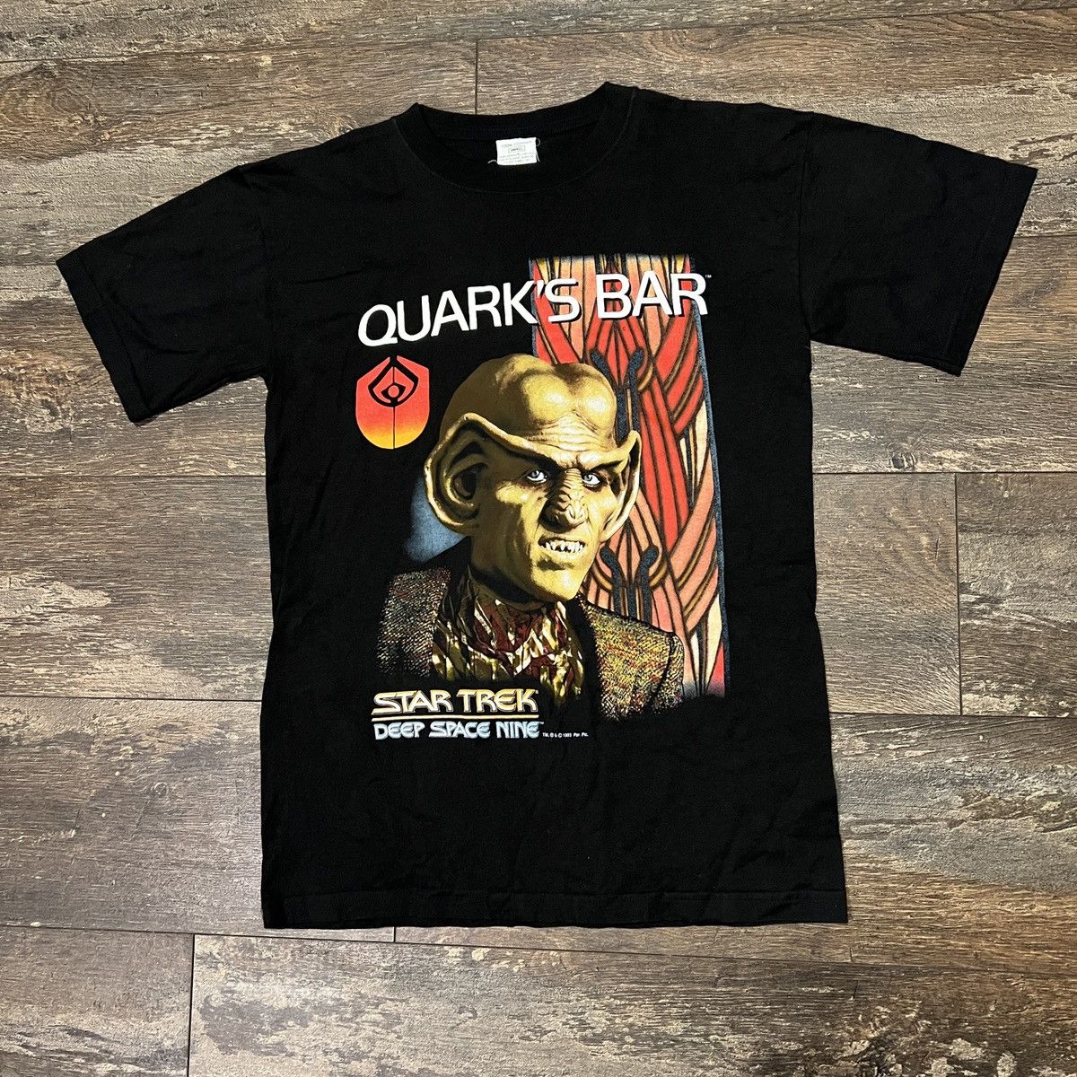 Vintage 1993 Star Trek Quarks Bar Tshirt tee shirt deep space 90s 00 ...
