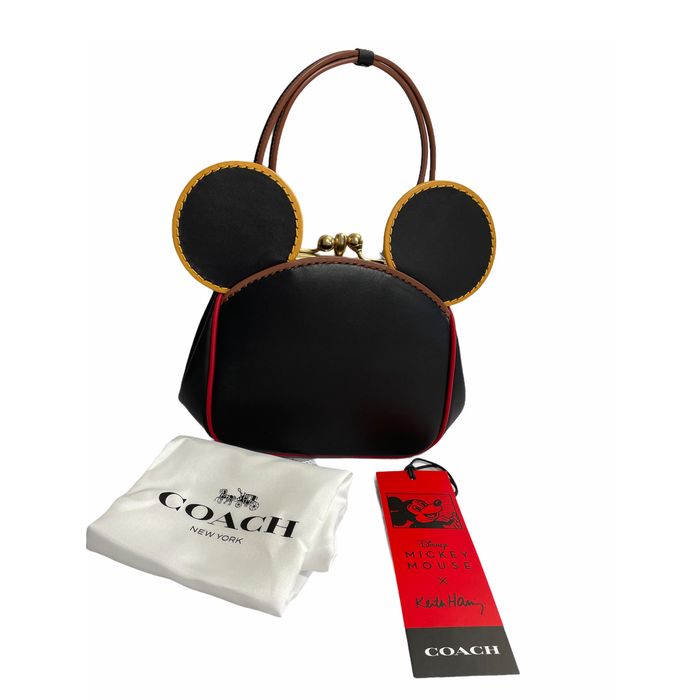 Coach Coach X Disney Mickey Mouse x Keith Haring Kisslock Bag | Grailed