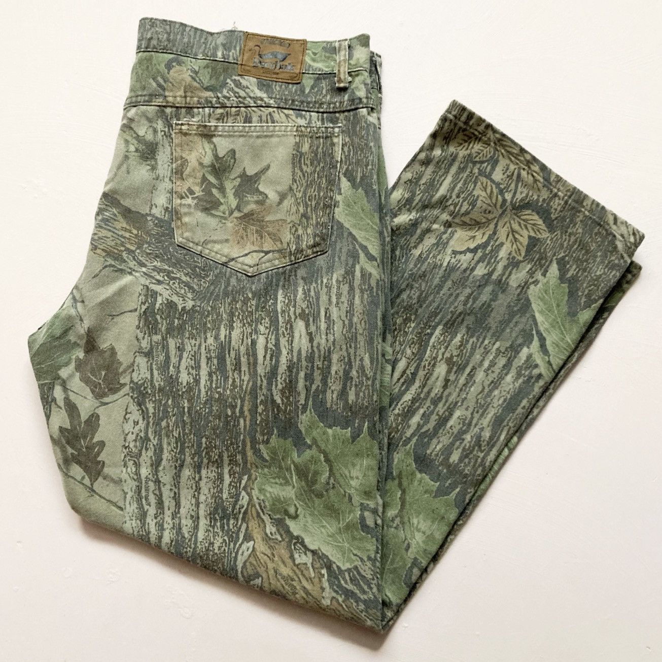 Vintage Vintage Duxback brand real tree camo pattern jeans | Grailed