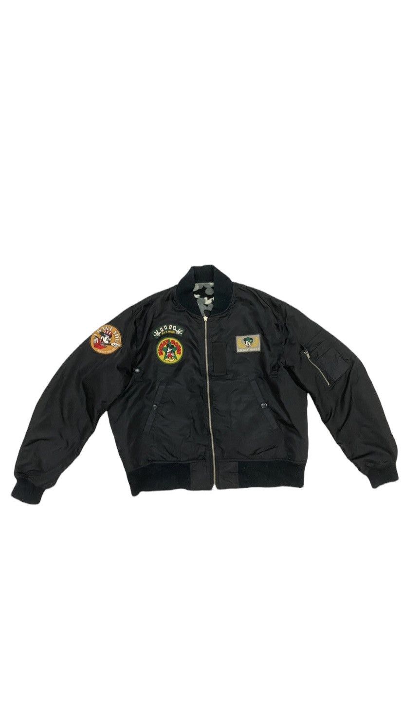 Disney × Vintage 🔥Vintage🔥 Mickey Mouse Flight Reversible Jacket | Grailed