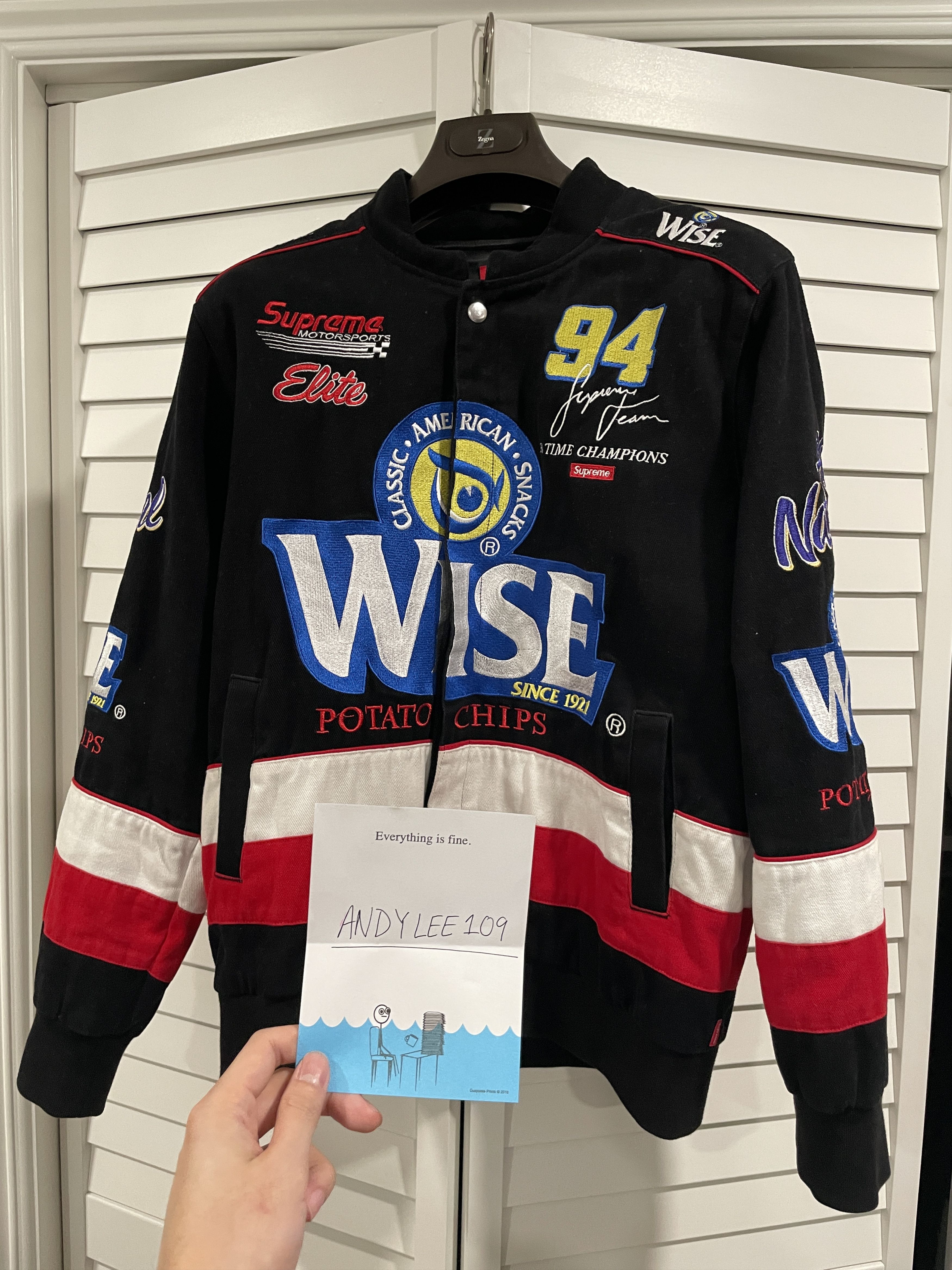Supreme Supreme 'Wise' Racing Jacket | Grailed