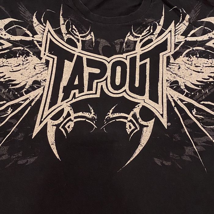 Affliction Y2K Tapout Wings UFC Boxing Long SleeveTee | Grailed