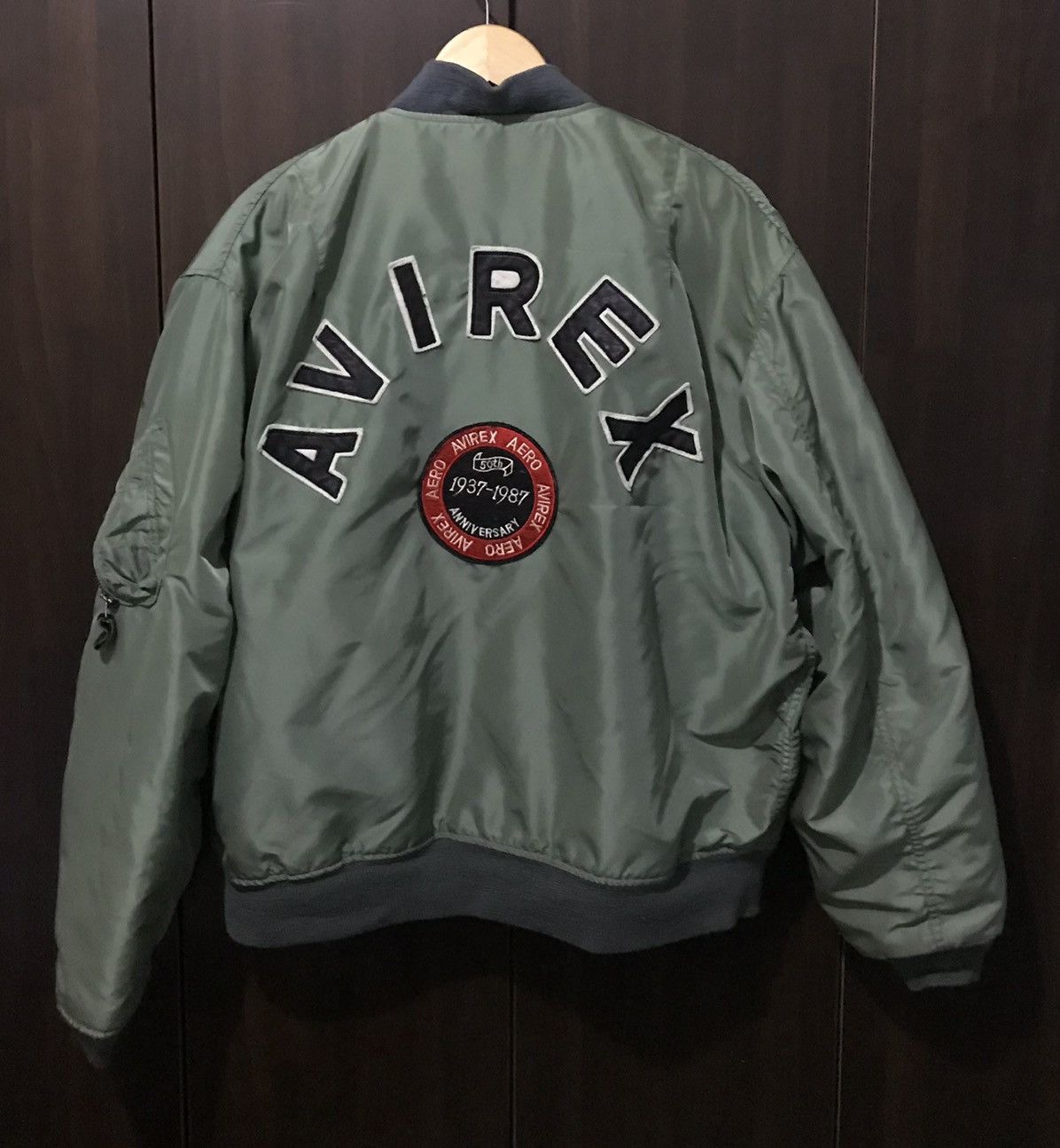 Avirex × Vintage Vintage Avirex Flight Jacket 50th Anniversary 1937-1987 | Grailed