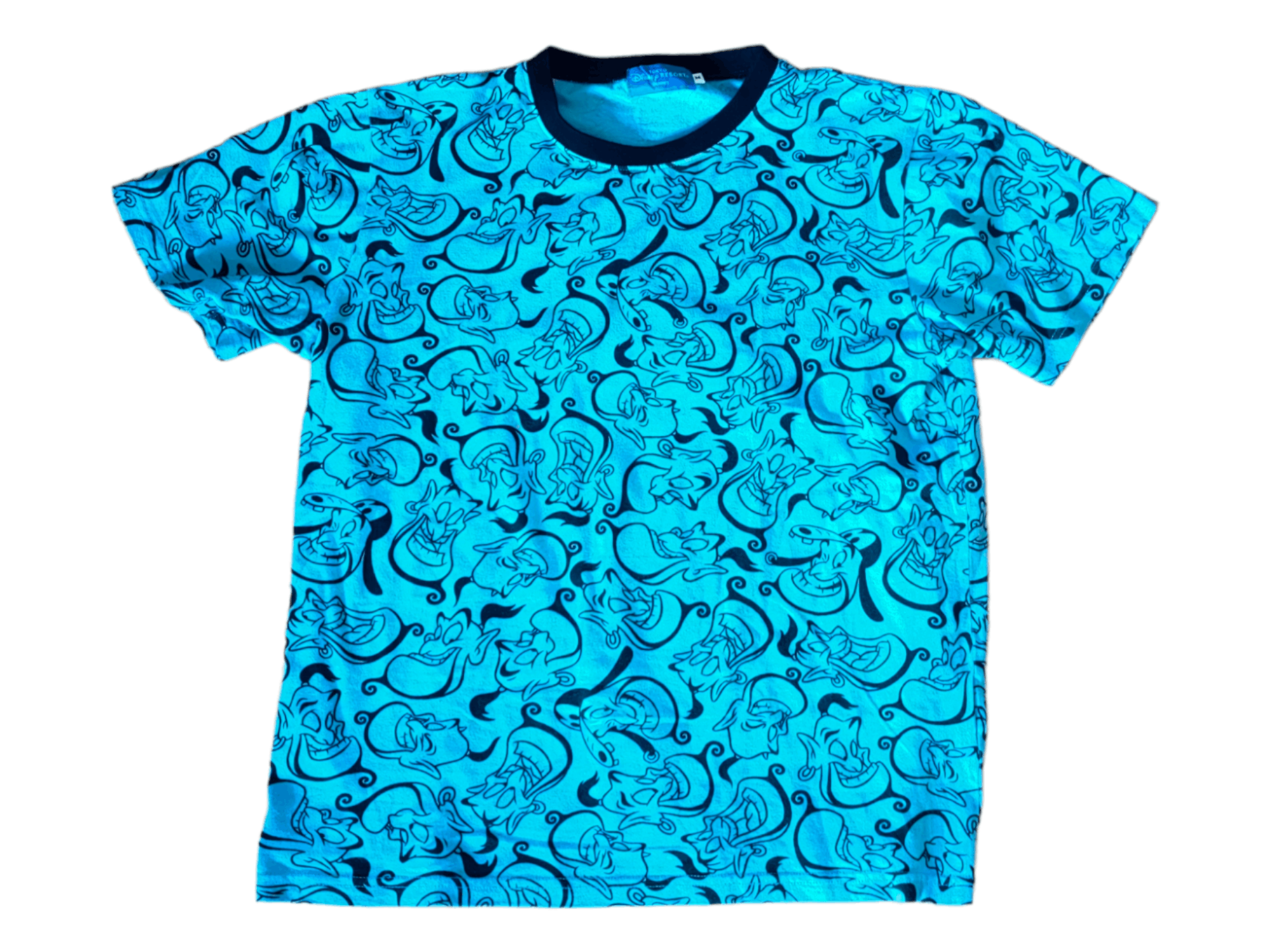 Disney × Vintage Vintage Aladdin Cartoon Ganie face Monogram Full print ...