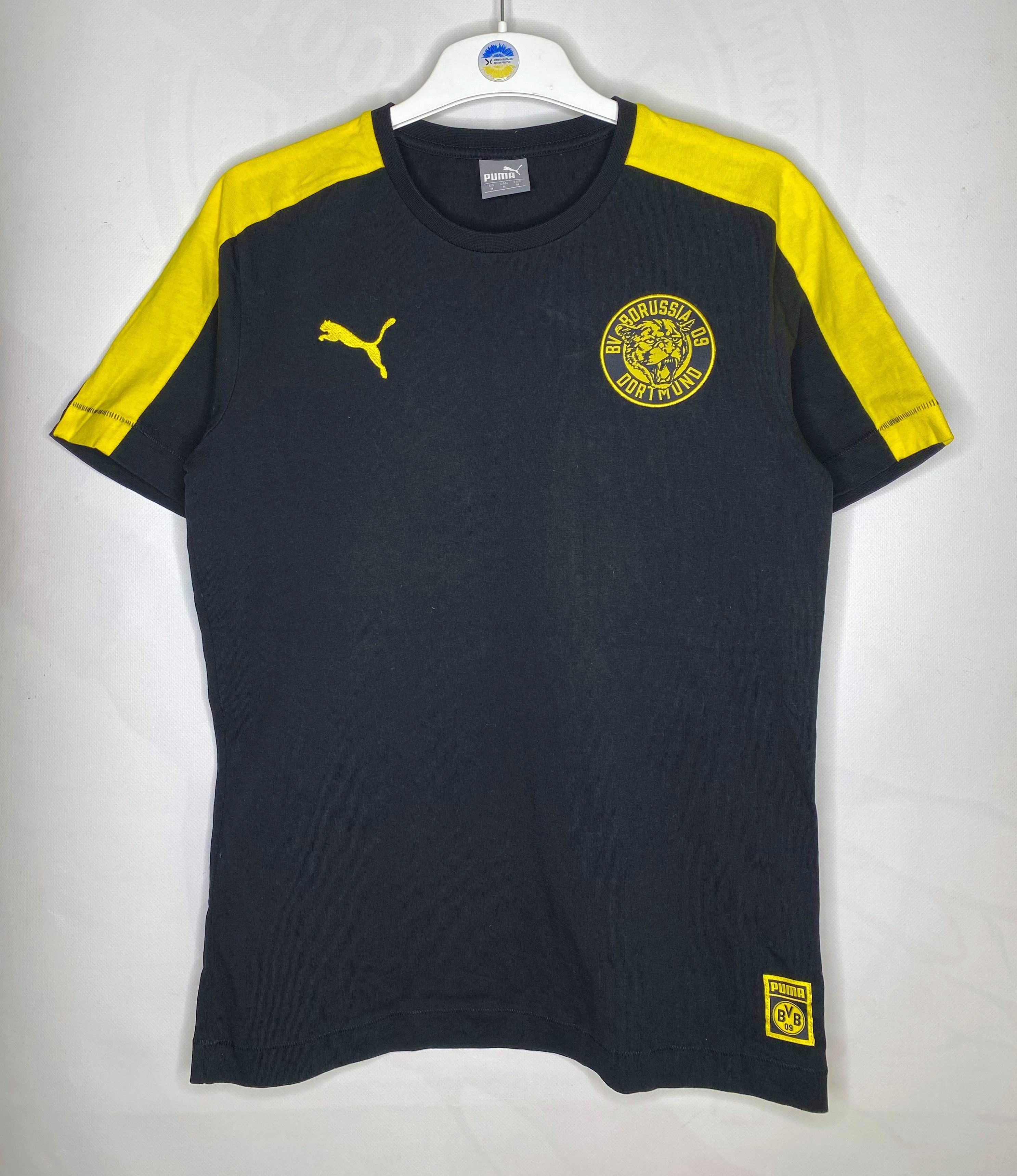 Puma BORUSSIA DORTMUND BVB COTTON FOOTBALL SHIRT SOCCER JERSEY | Grailed
