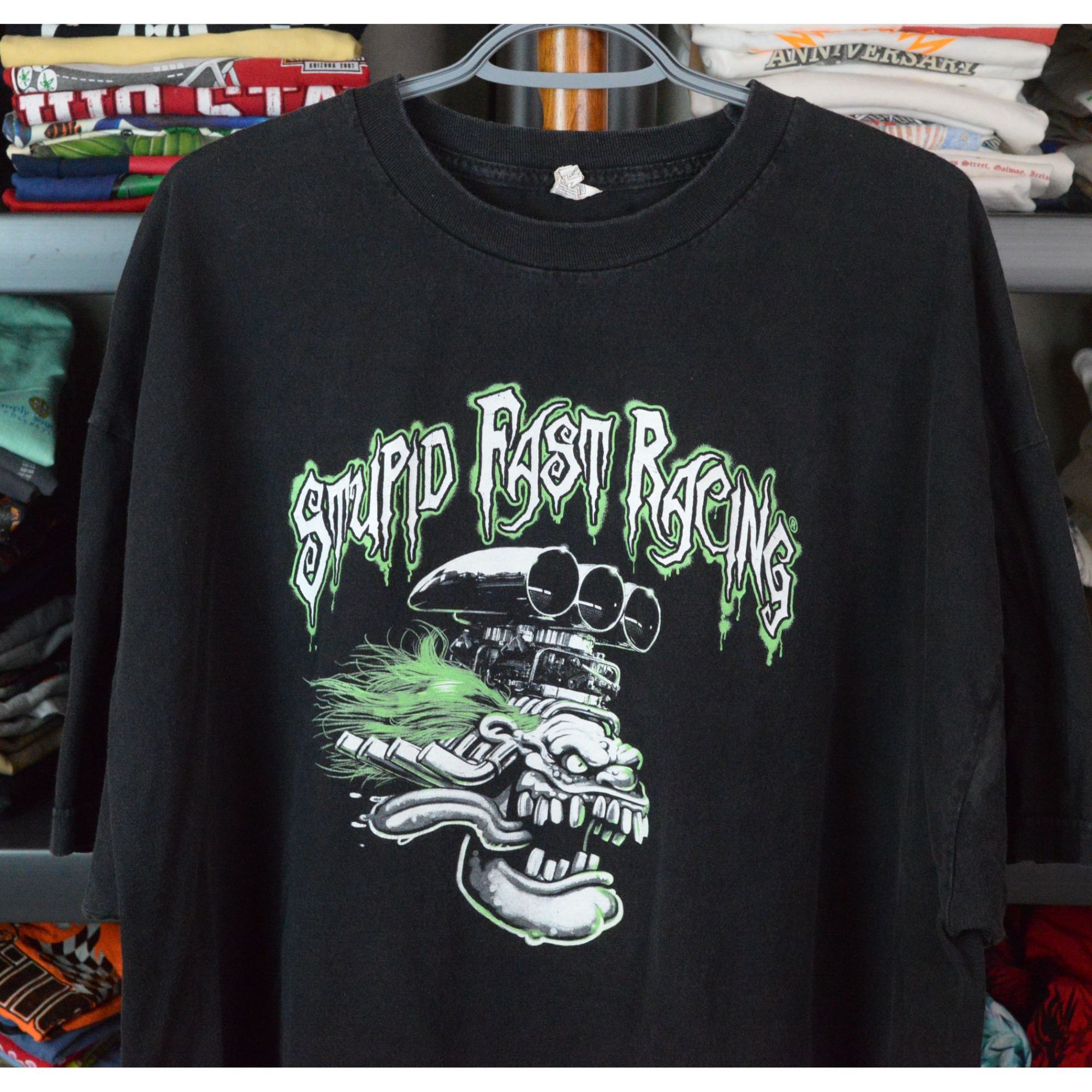 Vintage Racing Theme Art Men's XXXL VTG Graphic Tee | Grailed