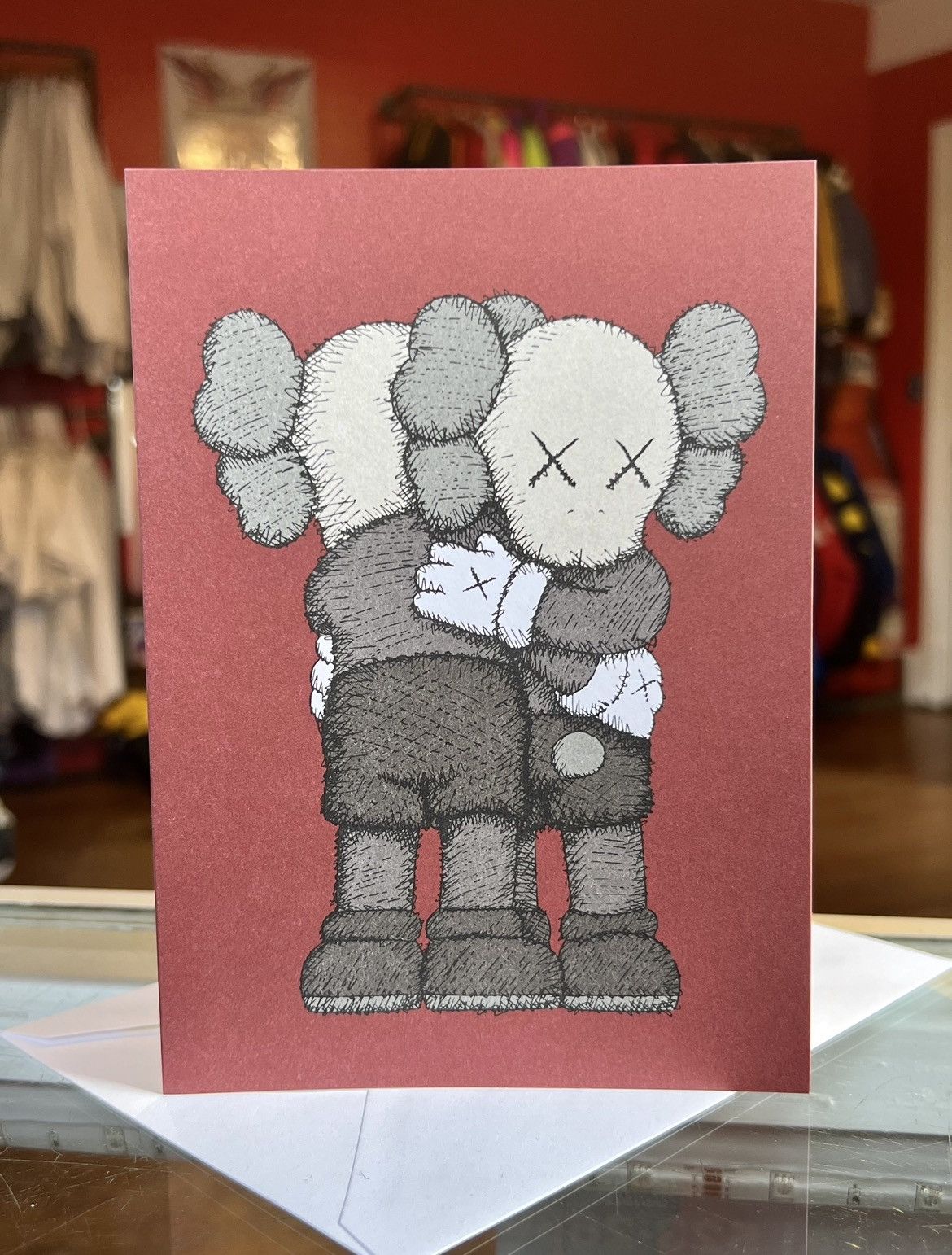 Kaws Kaws Holiday BFF Companion Valentines Day Card | Grailed
