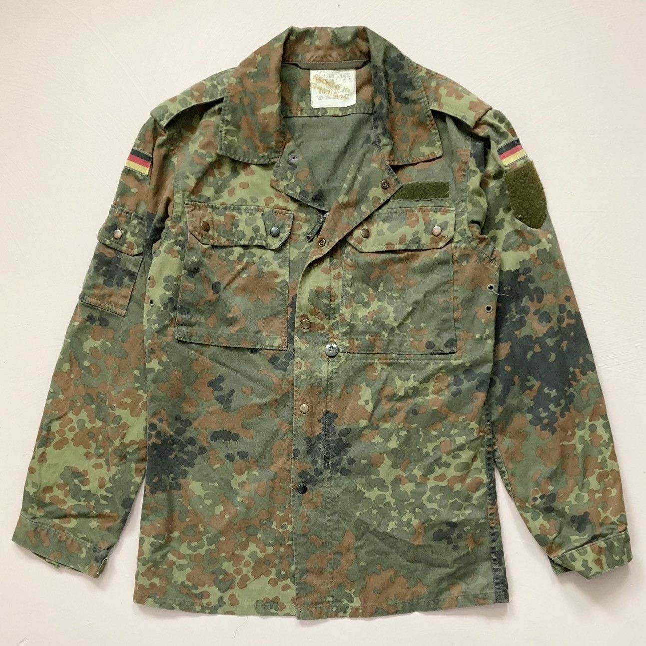 Vintage Vintage German military camo pattern zip up field jacket | Grailed