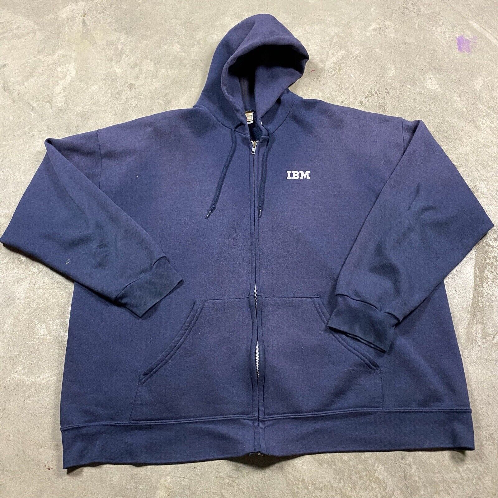 Lee 90s VTG IBM Computers LEE Heavyweight Faded Full Zip XXL Hoodie ...