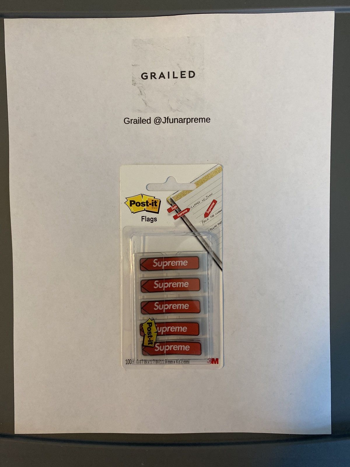 Supreme Supreme Post it Flags | Grailed