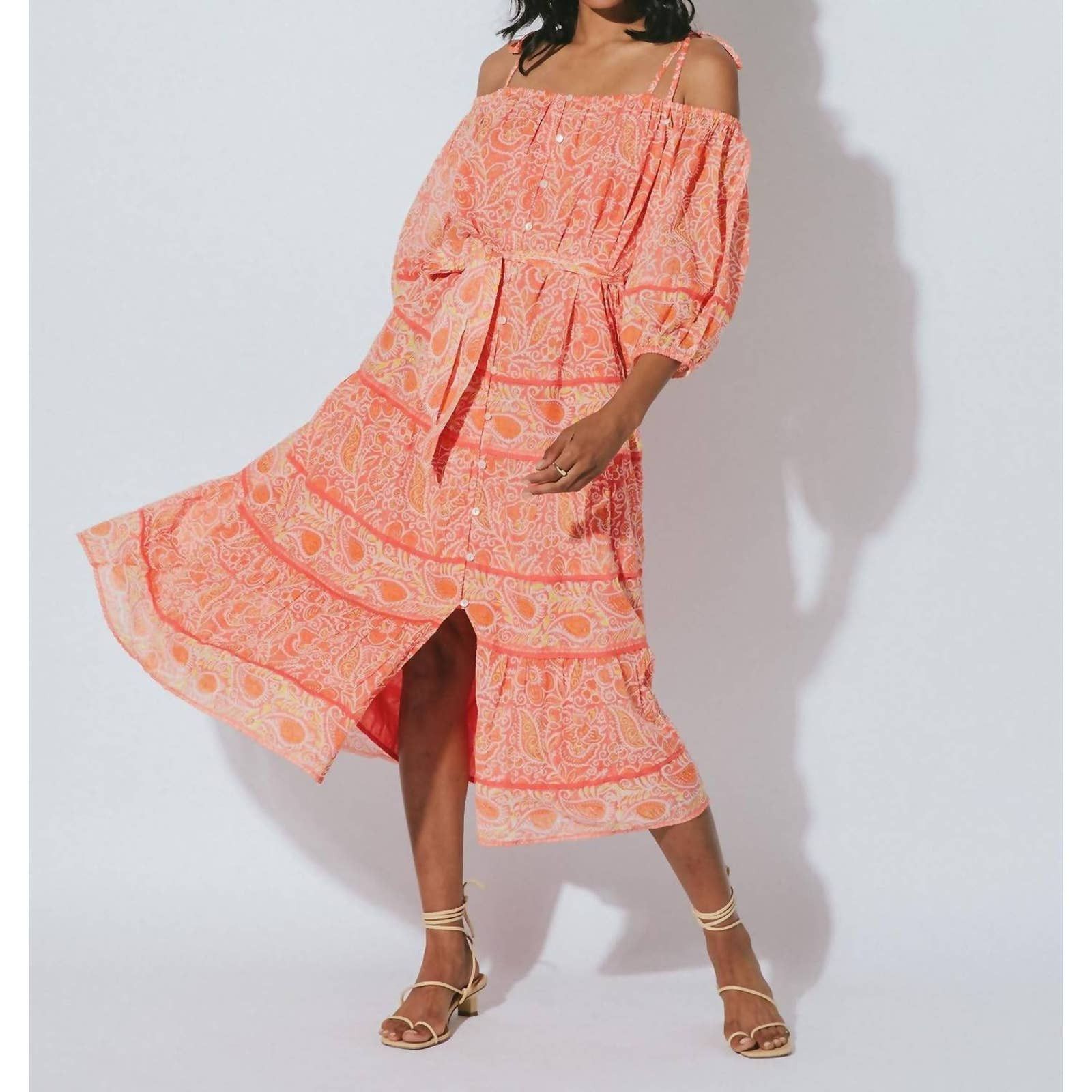 Cleobella NEW CLEOBELLA Violet Midi Dress In Blossom | Grailed