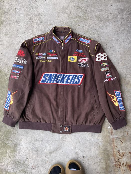 Vintage Vintage JH Designs Snickers NASCAR bomber jacket | Grailed