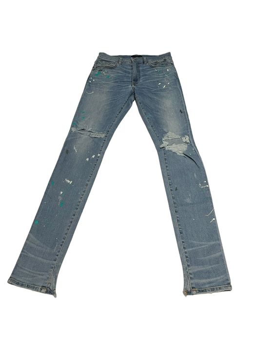 Amiri Mike AMIRI Paint Splatter Denim | Grailed