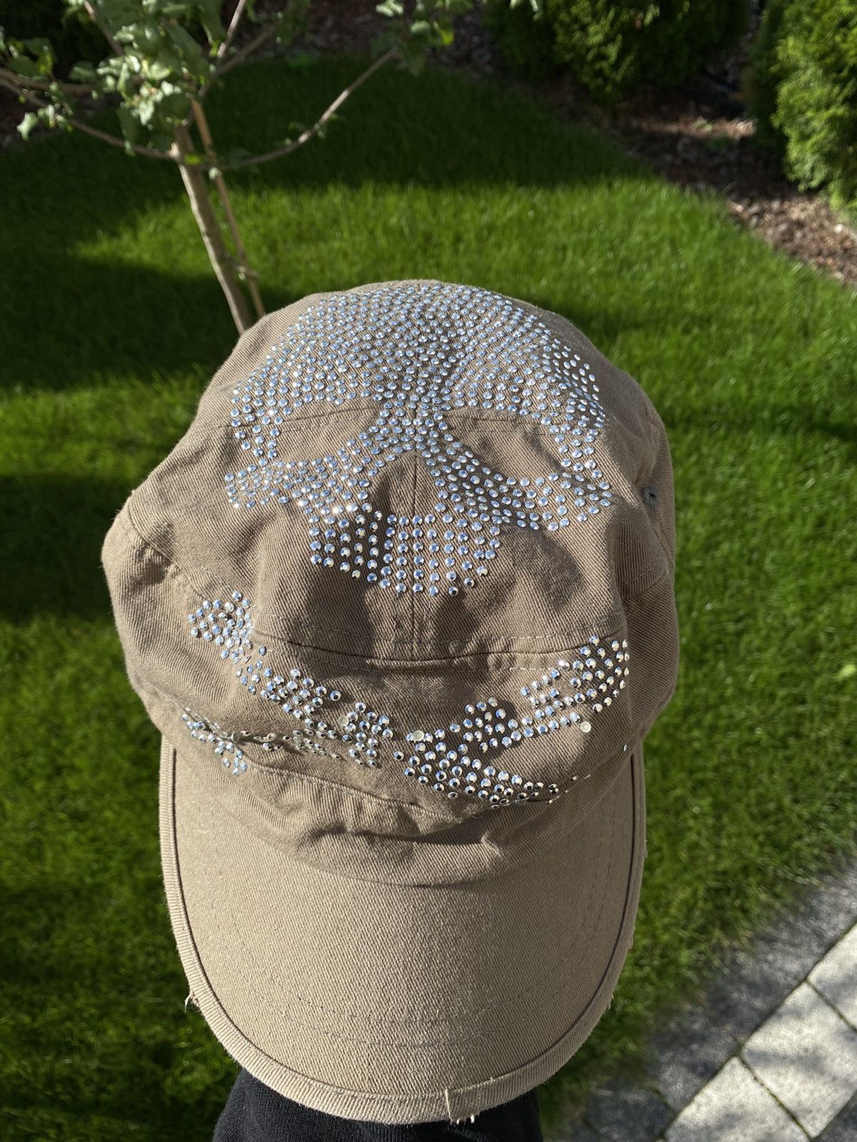 Vintage Y2k Skull sequins vintage hat | Grailed