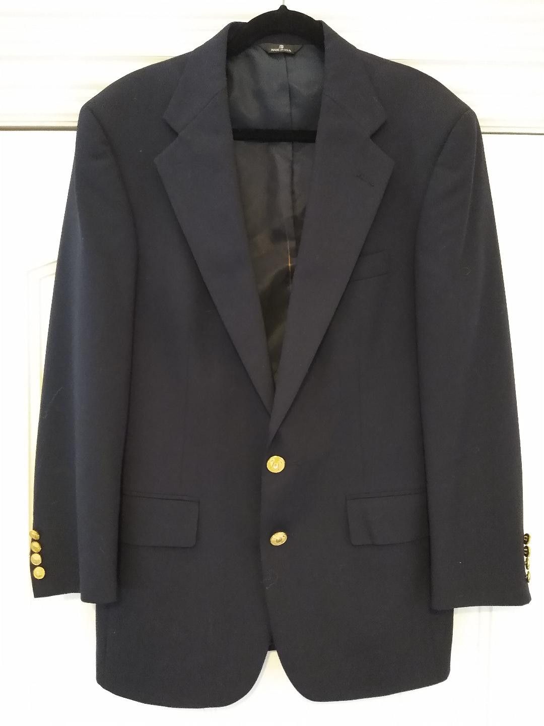 Polo Ralph Lauren Vintage Polo University Club Classic Blue Blazer ...