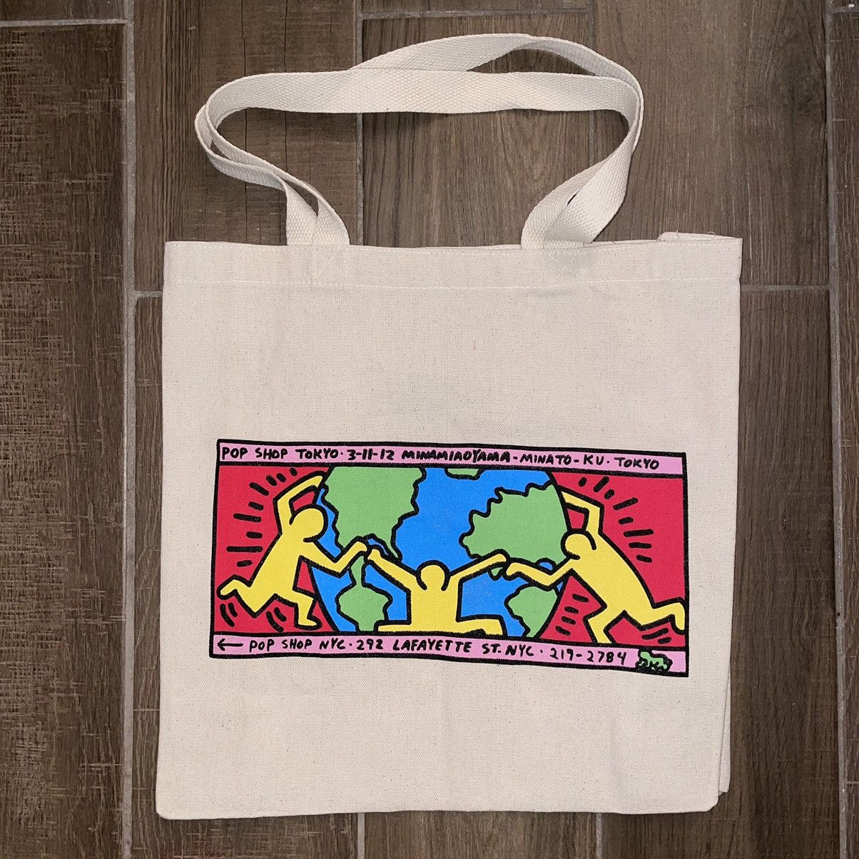Keith Haring Keith Haring Globe tote bag | Grailed