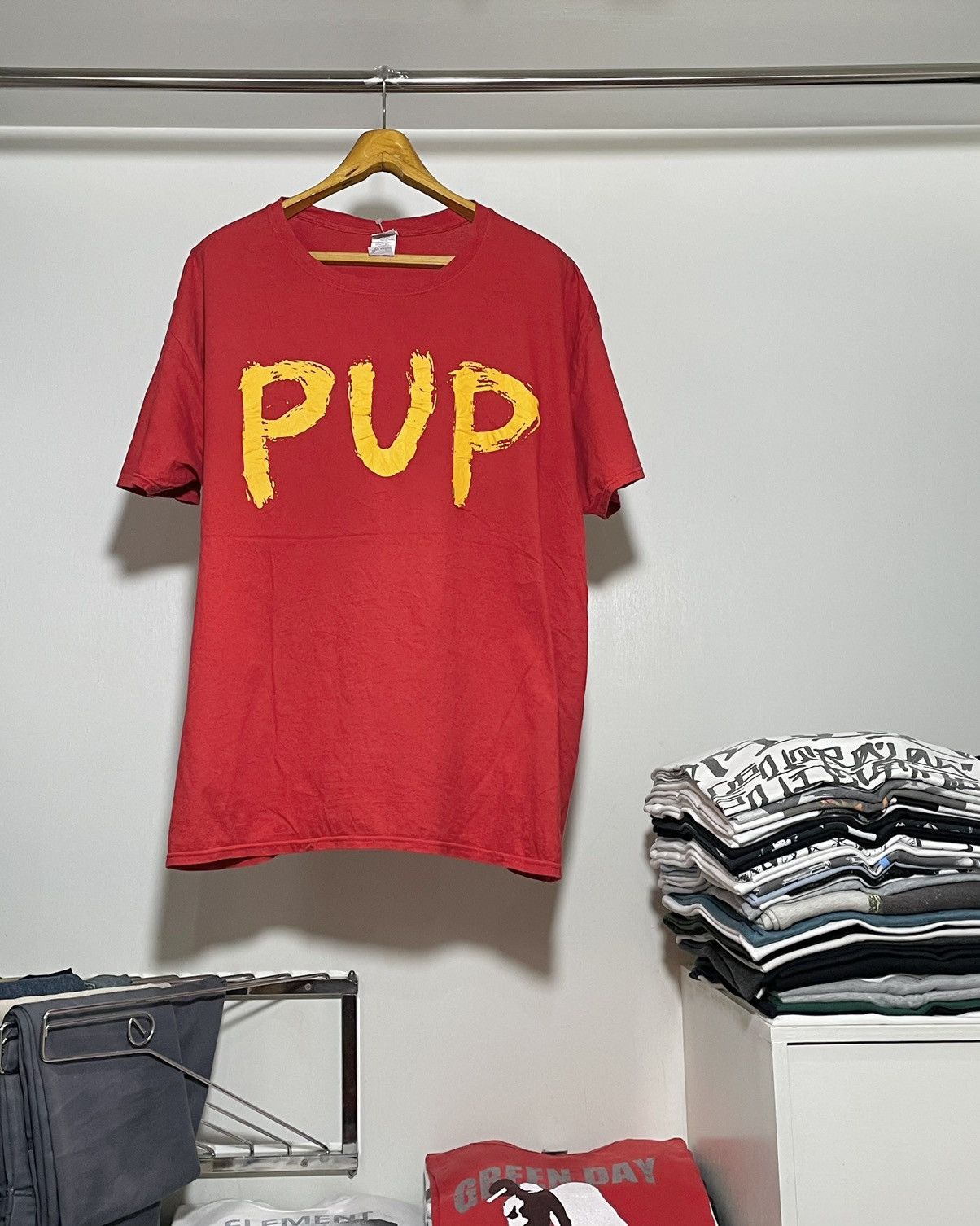 Band Tees × Streetwear × Vintage PUP PUNK ROCK BAND FRONT LOGO T-SHIRT ...