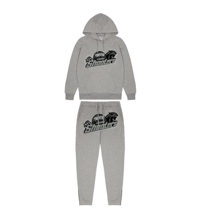 Trapstar London Trapstar London Shooters Tracksuit Gray Monochrome ...