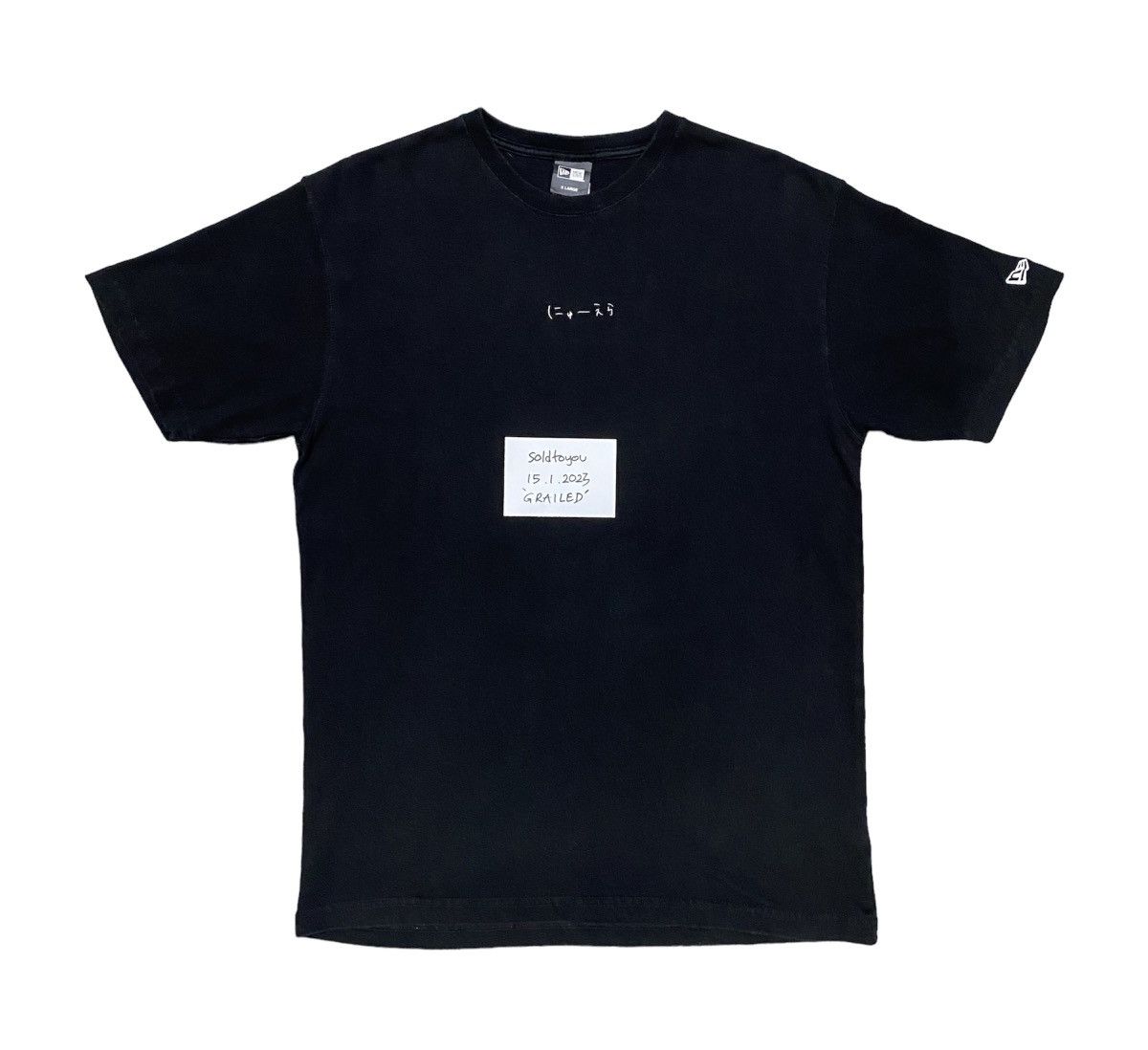 New Era × Streetwear NEW ERA CENTRE FONT STREETWEAR HYPEBEAST T-SHIRT ...