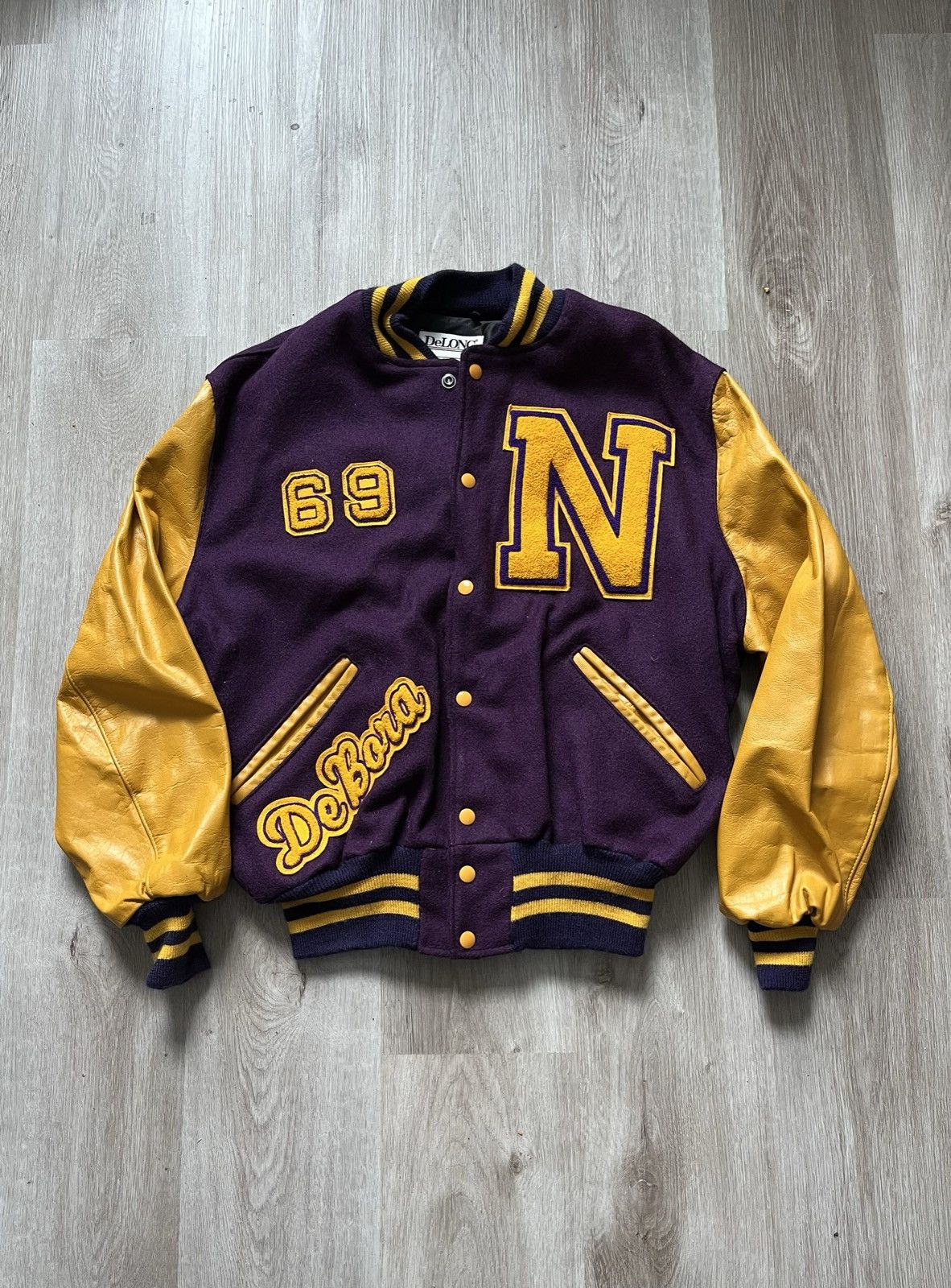 Delong × Delong Varsity Jackets × Vintage Vintage 1969 Varsity Jacket ...