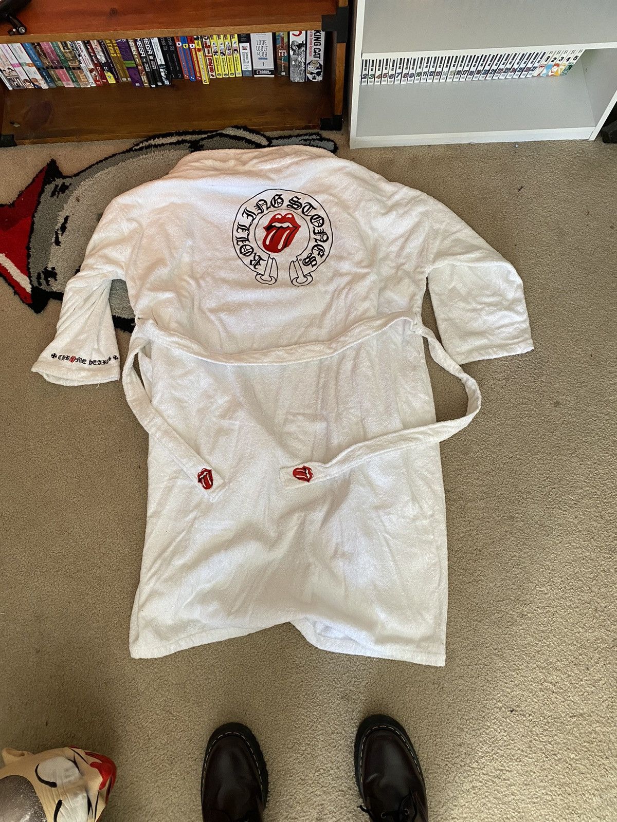 Chrome Hearts Super rare chrome hearts Rolling Stones bath robe | Grailed