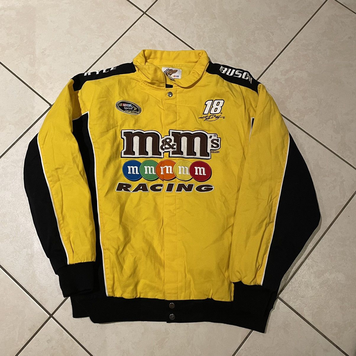 Vintage Vintage Kyle Busch M&Ms NASCAR Racing Jacket | Grailed
