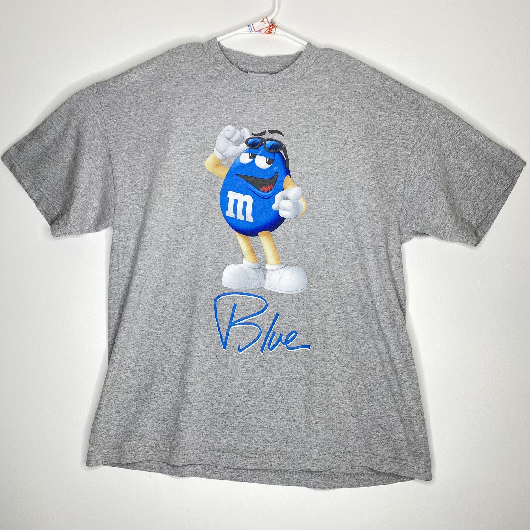 Mars Blue M&M M&Ms Candy Big Print Logo Vintage | Grailed