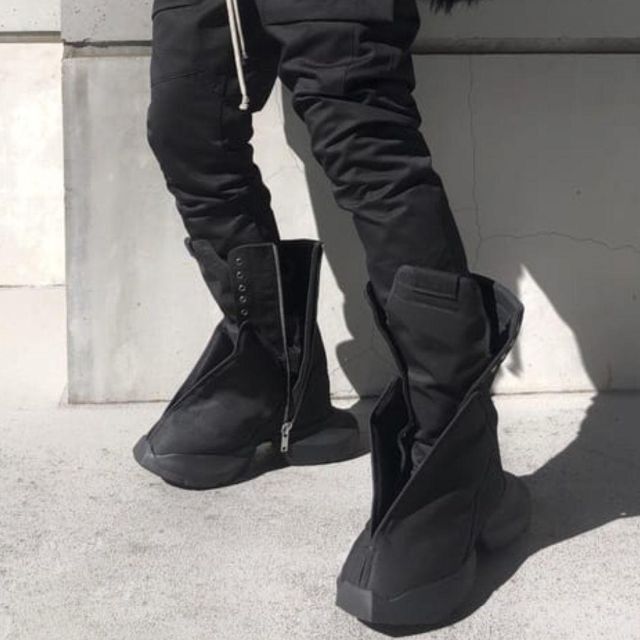 Rick Owens Rick Owens DRKSHDW Megaturbo All-black Dunks | Grailed