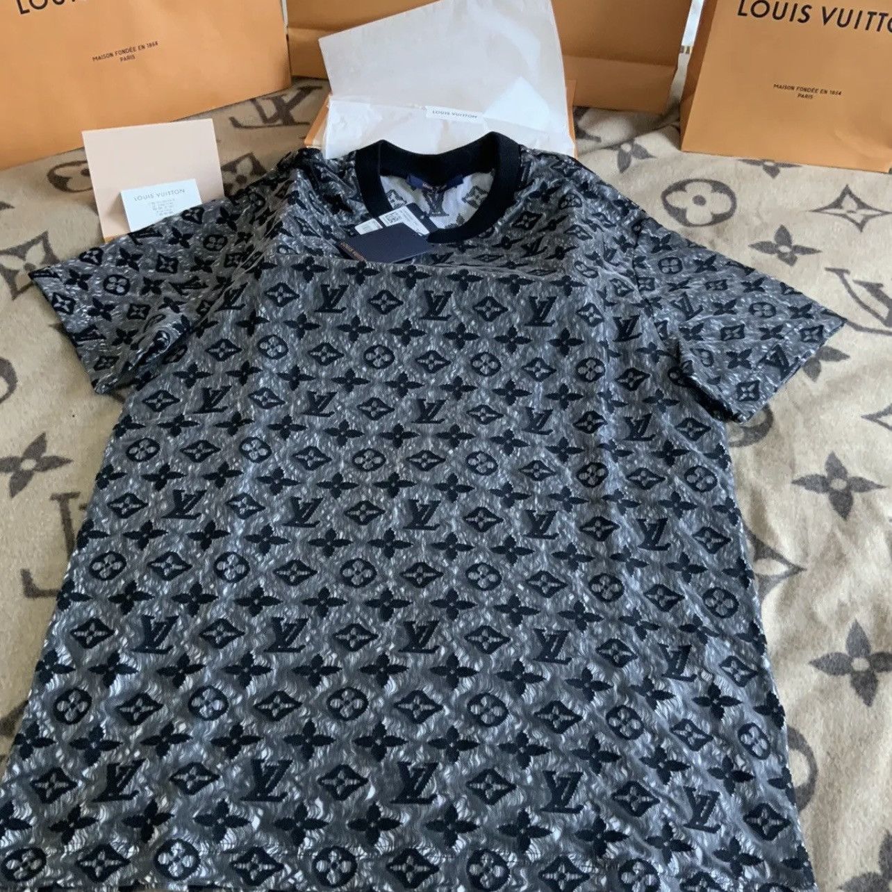 Louis Vuitton LV Monogram T—shirt | Grailed