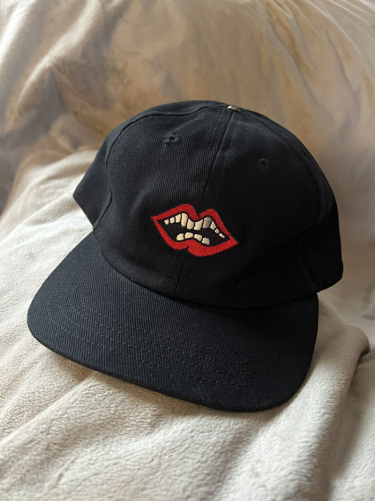 Chrome Hearts CH Matty Boy Chomper Leather Strapback Hat Limited ...