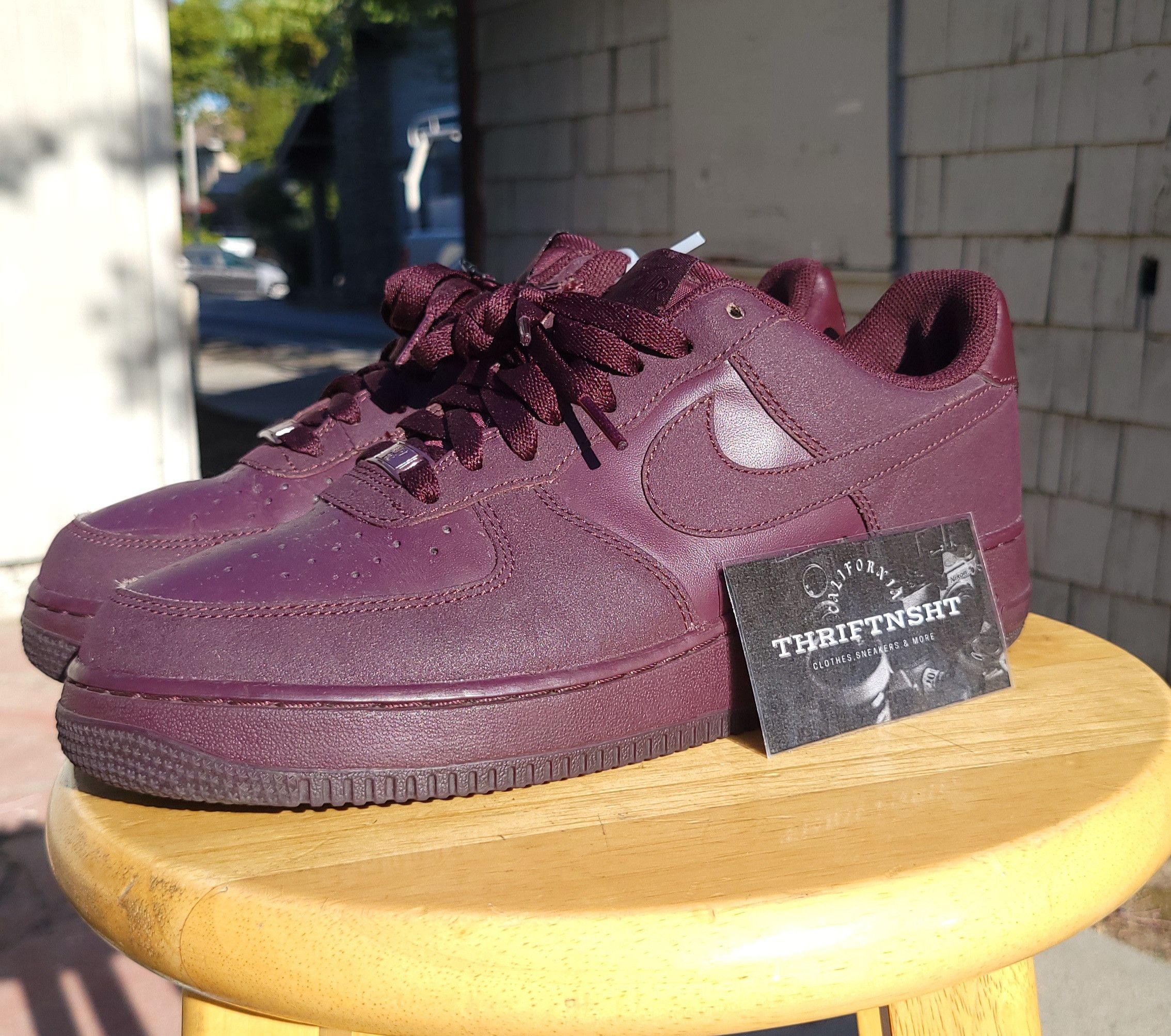 Nike 2010 Air force 1 tec tuff Deep Burgundy | Grailed