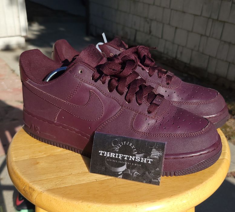 Nike 2010 Air force 1 tec tuff Deep Burgundy | Grailed