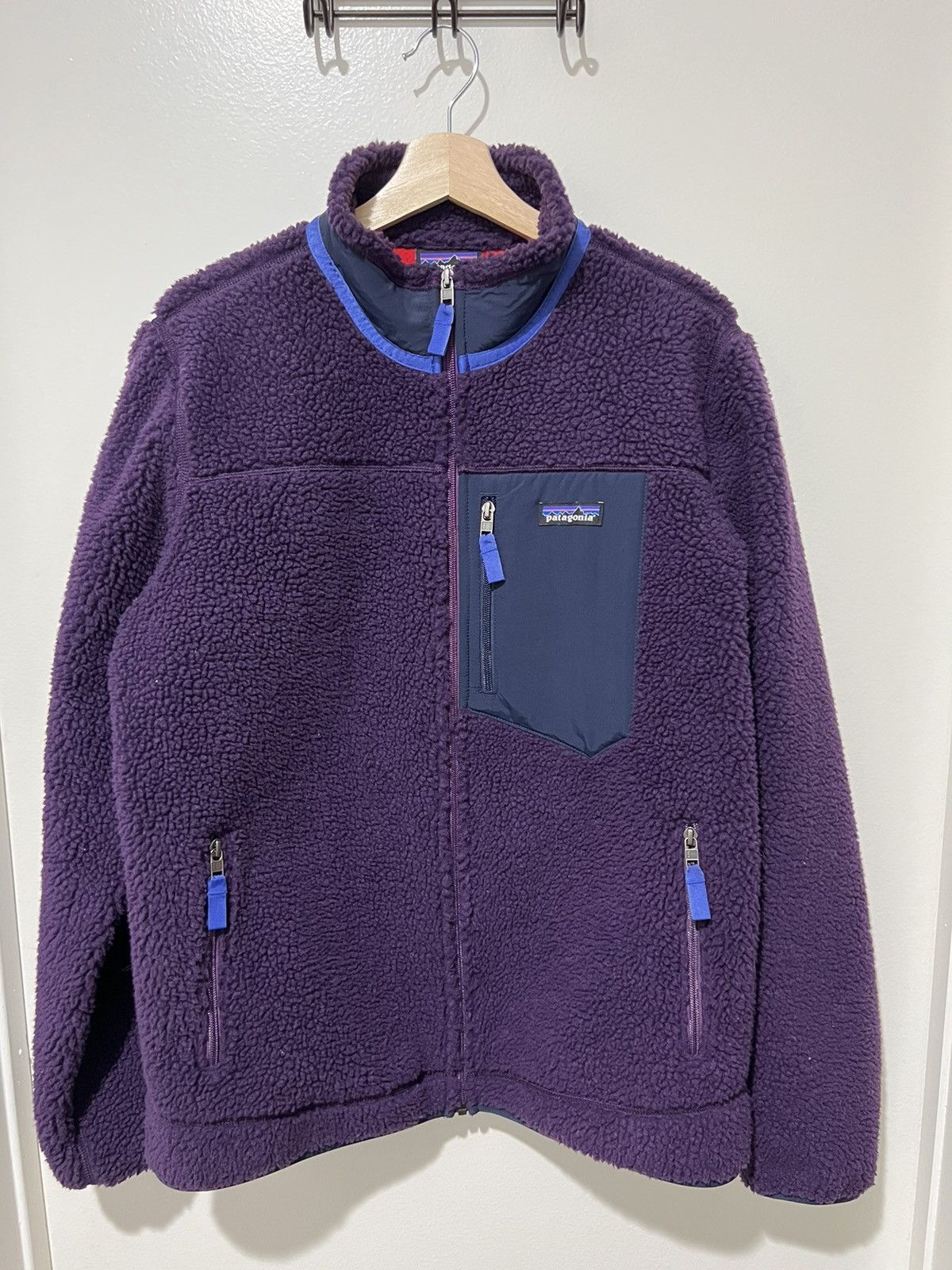 Patagonia Patagonia Retro X Jacket Purple Deep Pile Fleece | Grailed