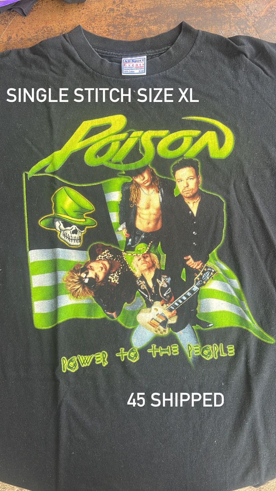 Vintage Poison Tour Rock/Punk Band Shirt Single Stitch | Grailed
