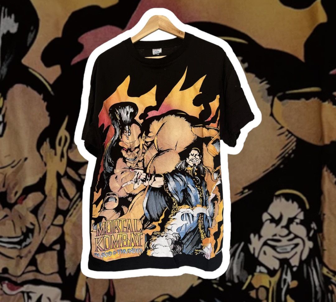 Vintage Vintage Mortal Kombat Modern Bootleg movie raptees cartoon ...