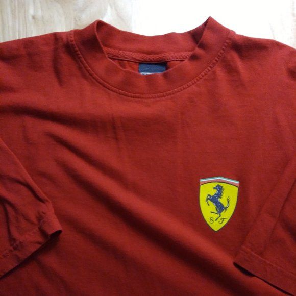 Vintage Vintage Ferrari Logo Official Licensed T-Shirt | Grailed