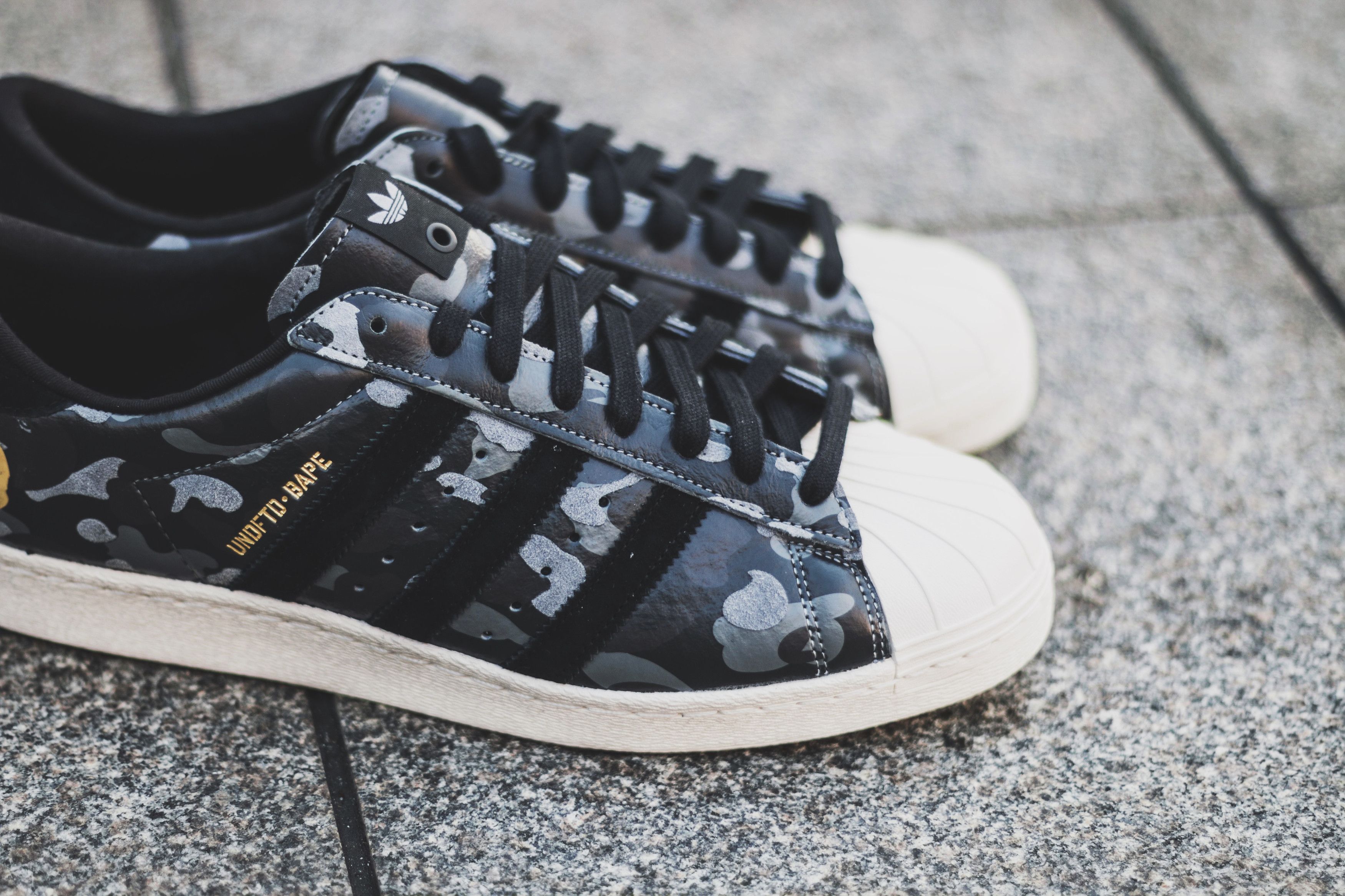 Adidas × Bape × Undefeated Bape UNDFTD Adidas Superstars | Grailed