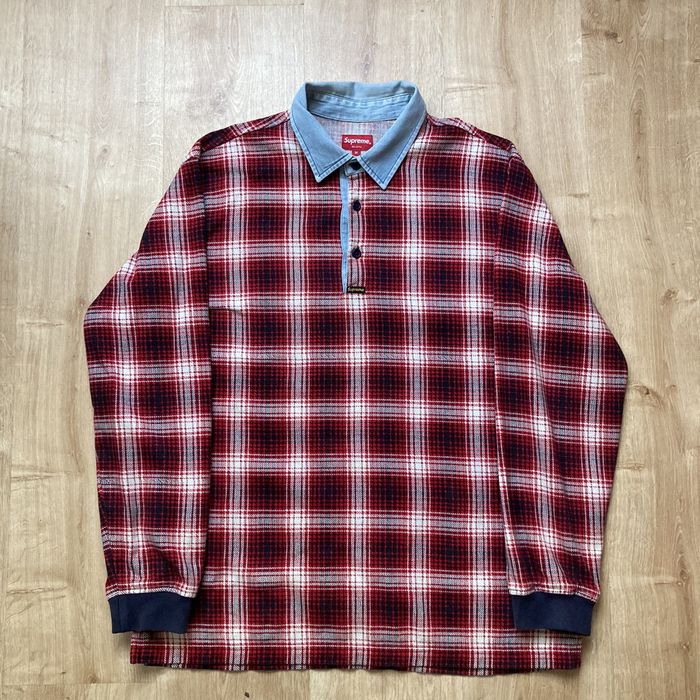 Supreme Supreme F/W14 "Playboi Carti" Plaid Rugby Flannel Shirt | Grailed