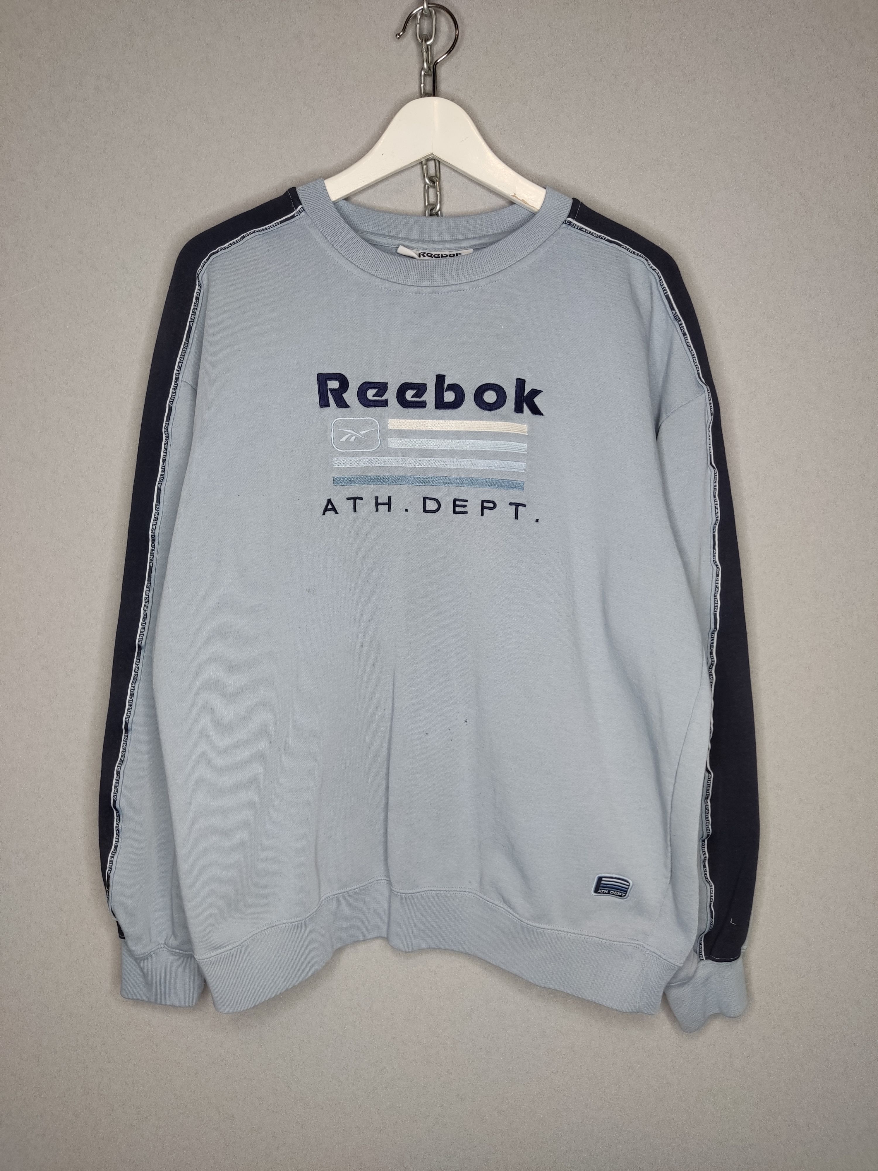 Reebok × Streetwear × Vintage TRASHED Reebok 90s Vintage Sweatshirt ...
