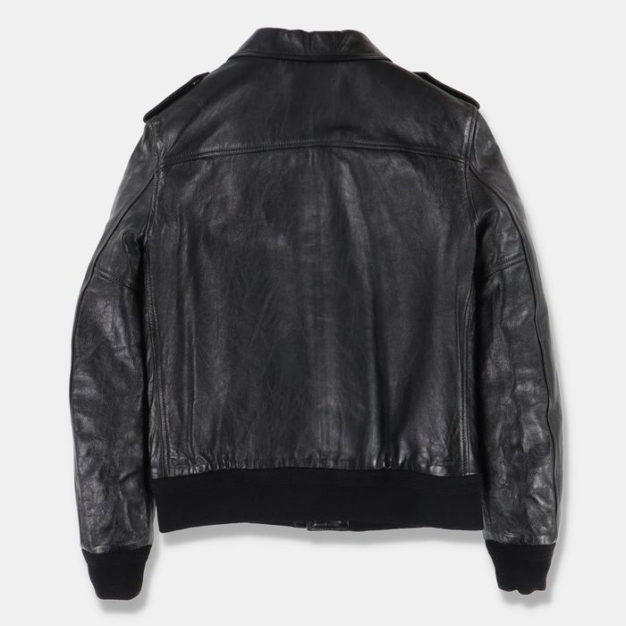 Celine Shearling Lined Lambskin Aviator Jacket | Grailed